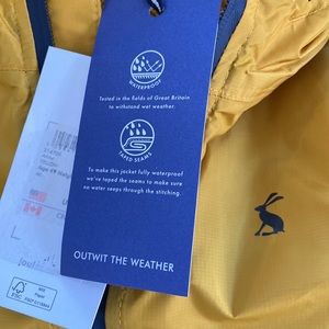 Joules | Jackets & Coats | Joules Kidsarlow Yellow Right As Rain Jacket ...